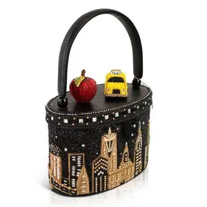 MARY FRANCES ACCESSORIES City Lights Top Handle Handbag
