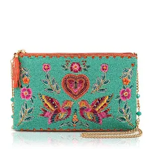 MARY FRANCES ACCESSORIES Two In Love Mini Handbag