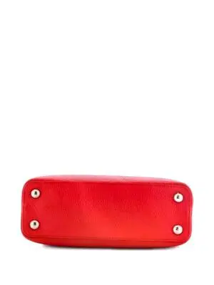 LOUIS VUITTON Capucines Bb Satchel - Red