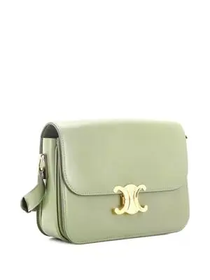 Celine Triomphe Shoulder Bag Smooth Calfskin - Green