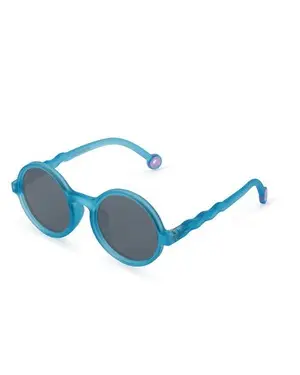 OLIVIO Youth Oval Sunglasses - Reef Blue
