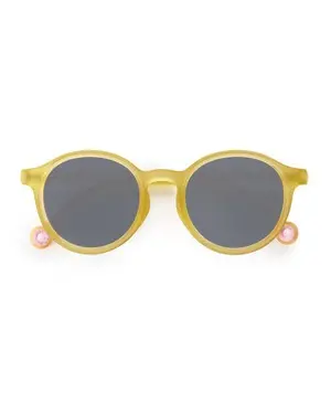 OLIVIO Youth Oval Sunglasses - Sun Coral