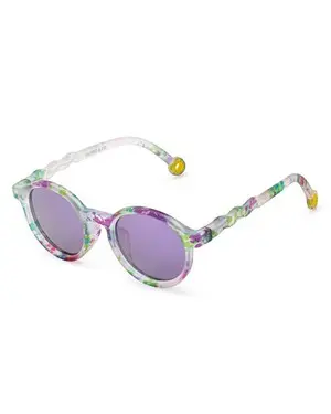 OLIVIO Youth Oval Sunglasses - Wild Flower