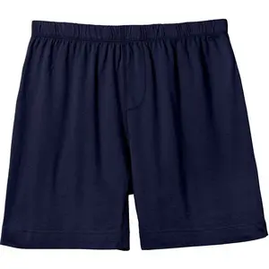 CITY THREADS USA-MADE Soft 100% Cotton Jersey Boxer - Navy