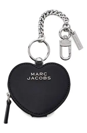 Marc Jacobs The Heart Pouch Bag Charm - Black