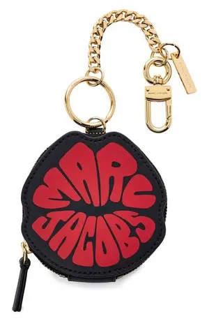 Marc Jacobs The Marc Lips Pouch Bag Charm - Black