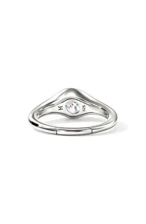 John Hardy Sterling Lab-grown Diamond Ring - Silver