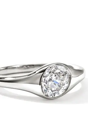 John Hardy Sterling Lab-grown Diamond Ring - Silver
