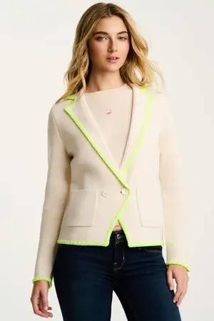Lisa Todd Stitchy Knit Blazer