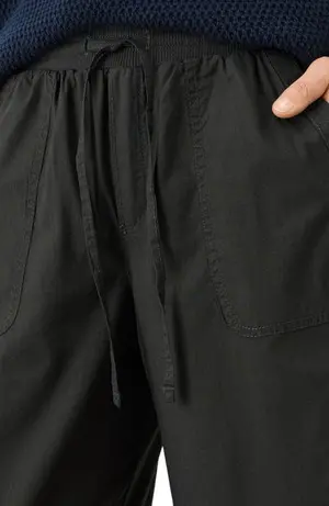 PACT Organic Cotton Stretch Poplin Wide Leg Pant
