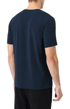 PACT Luxe Essential Classic Fit Crewneck Tee Made With Organic Cotton - Navy