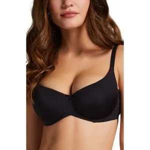 Hunkemoller Smooth Padded Underwired Bra - Caviar