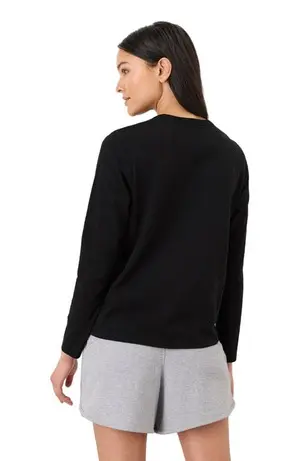 PACT Organic Cotton Soft-slub Essential Long Sleeve Tee - Black