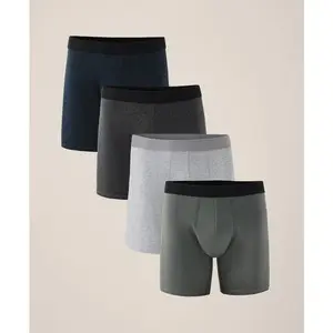 PACT Everyday Extended Boxer Brief 4-pack Made With Organic Cotton - Classic Neutrals