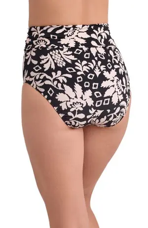SHAPESOLVER Astrid High-waisted Swim Brief - Palm Royale