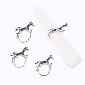 C&F HOME Derby Horse Napkin Ring Set Of 4