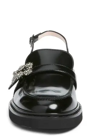 ROGER VIVIER Viv Rangers Slingback Loafer - Nero
