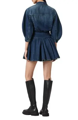 ALLSAINTS Arlo Denim Mini Dress