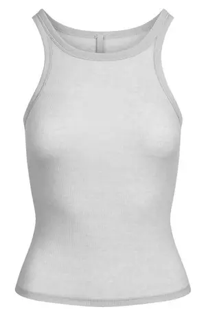 SKIMS Sheer Rib Tank - Light Heather Grey