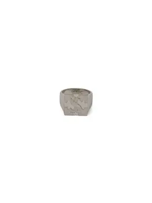 Off White Dollar Ring - Silver