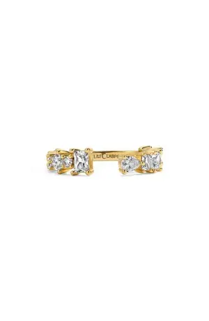 Lili Claspe Mavis Cubic Zirconia Cuff Ring - Gold