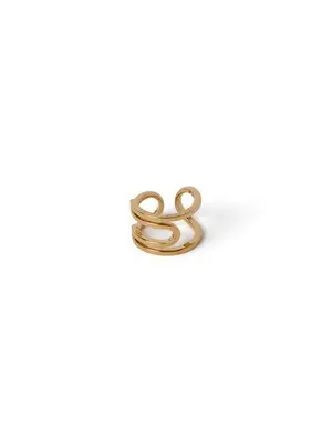 Off-White Paperclip Ring - Gold