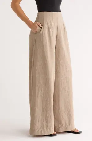 Staud Magpie Wide Leg Pants
