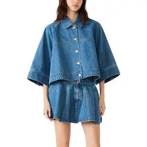 Steve Madden Rhode Denim Swing Jacket
