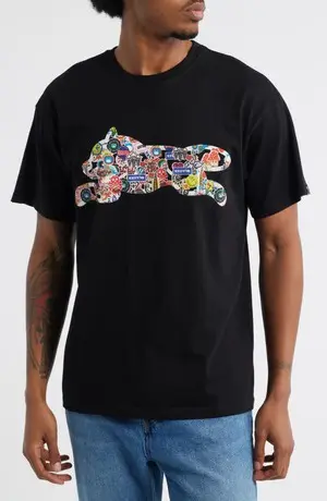 ICECREAM Stickers Graphic T-shirt