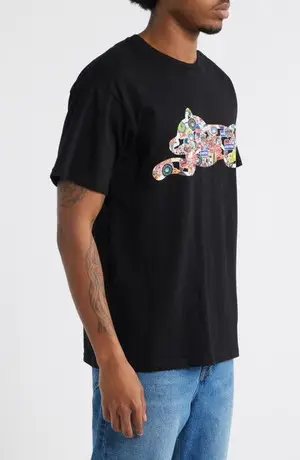 ICECREAM Stickers Graphic T-shirt