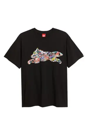 ICECREAM Stickers Graphic T-shirt