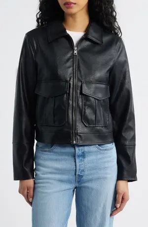 LEVI'S Faux Leather Moto Jacket