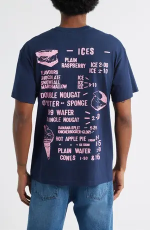 ICECREAM Menu Graphic T-shirt