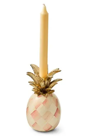 MACKENZIE-CHILDS Pineapple Candleholder