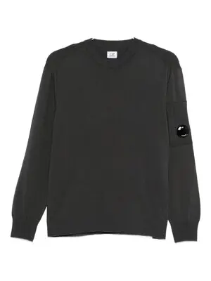C.P. COMPANY Logo Wool Crewneck Sweater