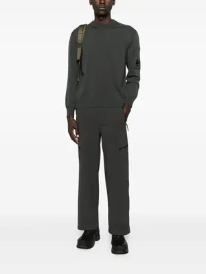 C.P. COMPANY Logo Wool Crewneck Sweater