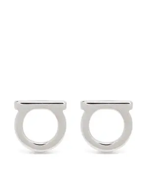 FERRAGAMO Gancini Earrings - Silver