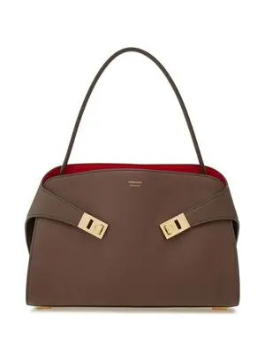 FERRAGAMO Hug Small Leather Tote