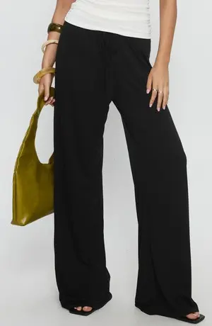 Princess Polly Gavrielle Jersey Wide Leg Pants