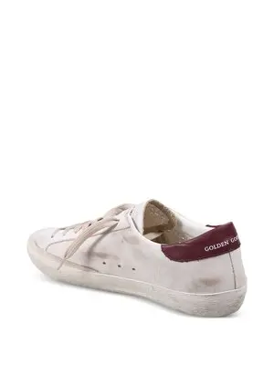 GOLDEN GOOSE Super-star Leather Sneakers - Red