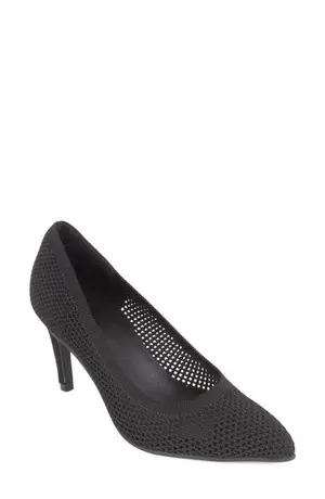 Tahari Pointed Toe Knit Pumps