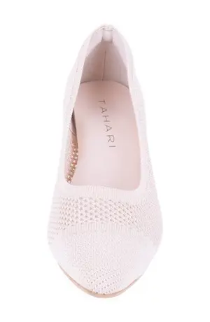 Tahari Basilica Cap-toe Pumps - Natural