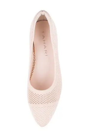 Tahari Basilica Cap-toe Pumps - Natural