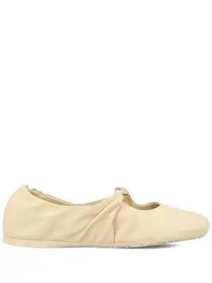 Loewe Pebble Leather Ballerinas