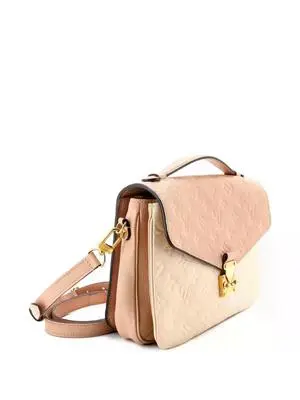 LOUIS VUITTON Pochette Metis Monogram Empreinte Leather Crossbody Bag - Neutrals