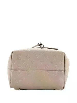 LOUIS VUITTON Montsouris Nm Monogram Empreinte Leather Pm Backpack - Neutrals