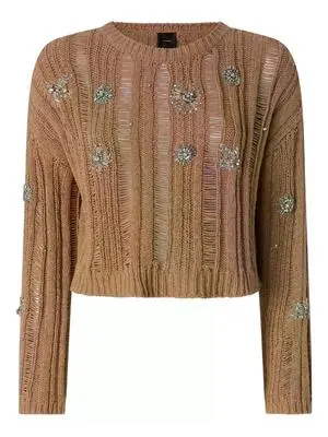 Pinko Embellished Distressed Top