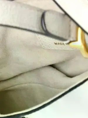 Dior Saddle Handbag Leather Mini Shoulder Bag - Neutrals