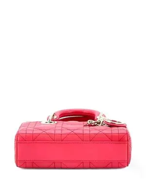 Dior Lady D-joy Cannage Quilt Lambskin Micro Satchel