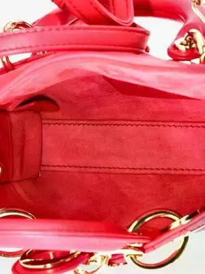 Dior Lady D-joy Cannage Quilt Lambskin Micro Satchel